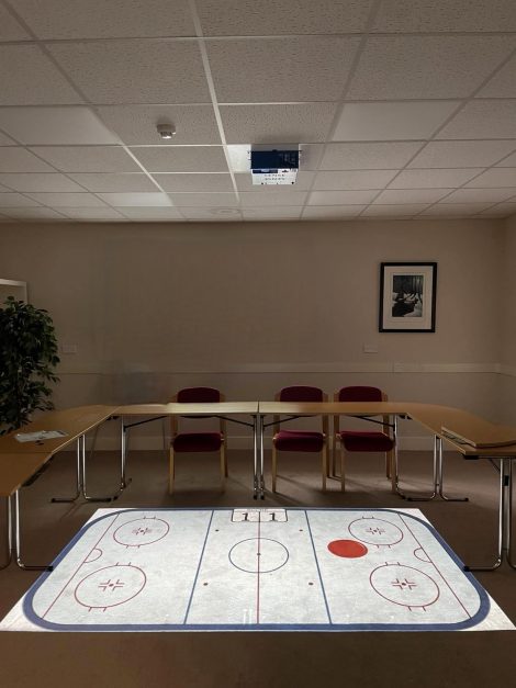 SENse Tile - Ceiling Mounted Interactive Floor Projector