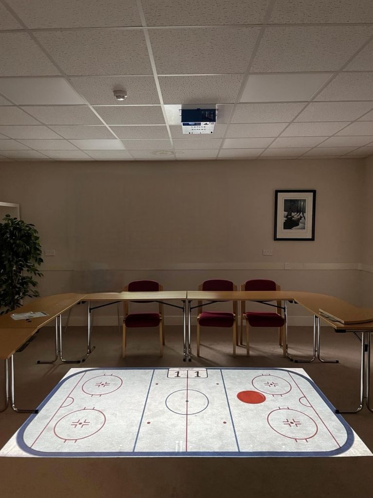 SENse Tile - Ceiling Mounted Interactive Floor Projector