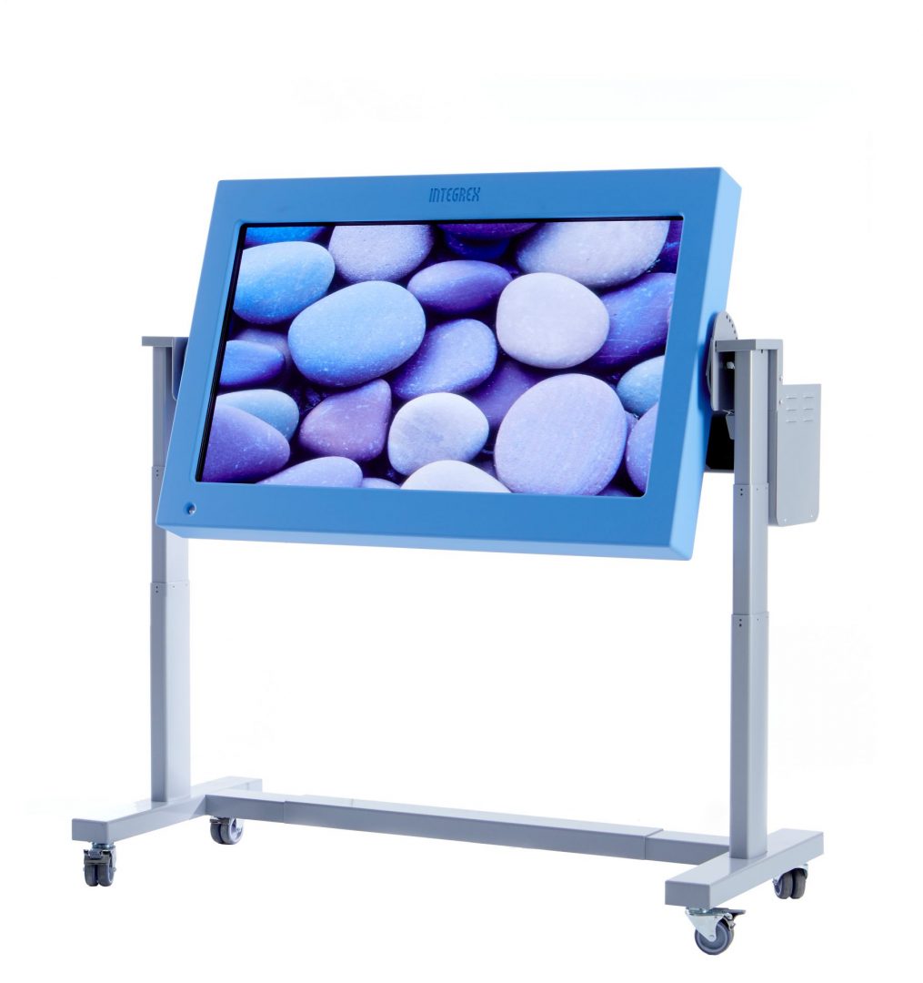 Visilift Plus - Height adjustable multi touch screen solution with tilt